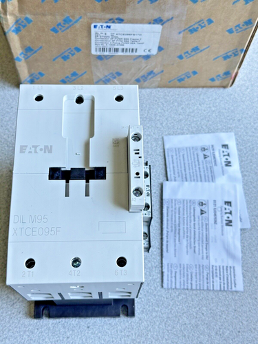 NEW Eaton XTCE095FS1TD Contactor 95A 3 Pole 24-27V Coil FVNR F Frame ...