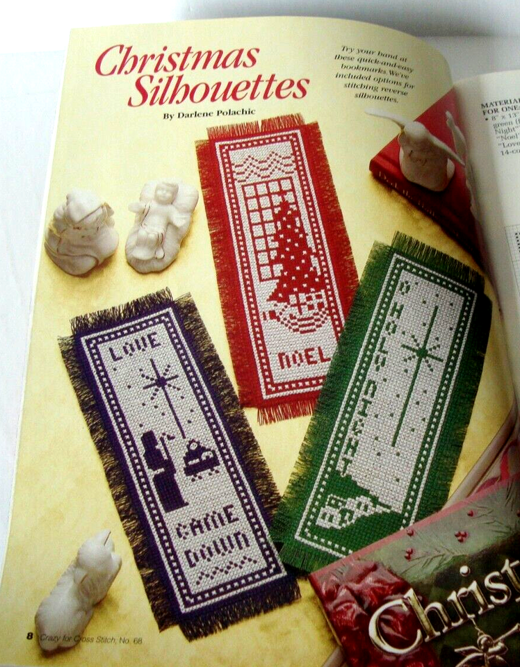 Crazy For Cross Stitch Magazine - Merry Holiday Designs - January 2002 ...