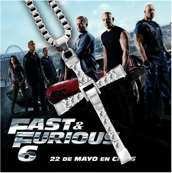 Fast and Furious Movie Dominic Toretto's Cross CZ Necklace (Pendant ...