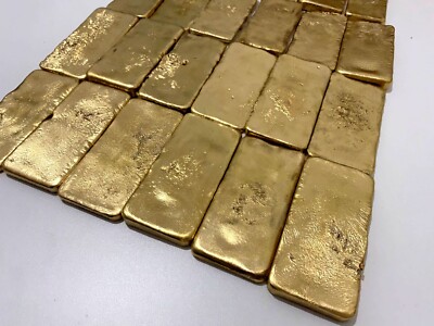 800 Grams Scrap Gold Bar For Gold Recovery Melted Different Computer ...