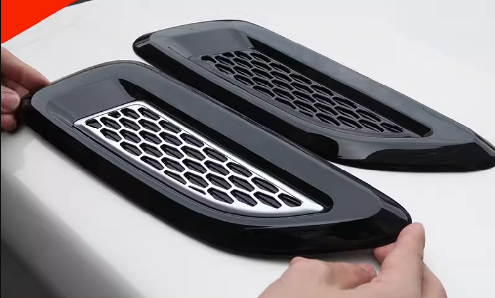 For LR Freelander 2 LR2 2008-2015 Glossy Black Engine Hood Fender Air ...