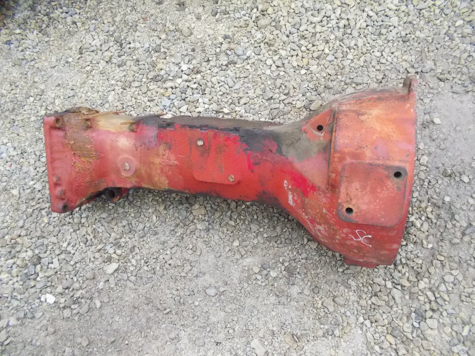 Farmall Super C Tractor IH IHC main transmission torque tube housing SC ...