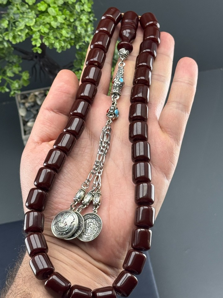 Faturan Amber Rosary LARGE SİZE islamic Rosary, Misbaha, Tasbih ...
