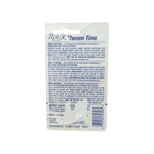 Roux Tween Time Instant Haircolor Touch-Up Stick Hair Color Crayon ...
