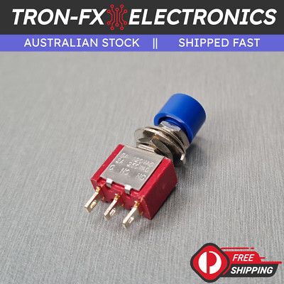 1PCS Blue 3 Pin C-NO-NC 6mm Momentary Push Button Switch | eBay Australia
