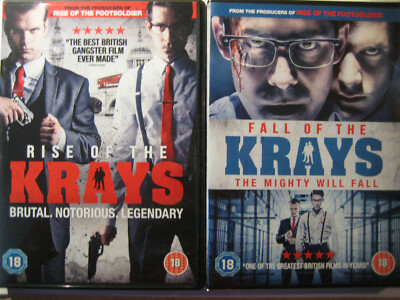 The Rise and Fall of the Krays (2 x DVDs, 2015) 2 DVD Set NEW SEALED ...