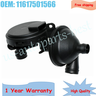 PCV Crankcase Vent Valve Black For BMW E46 E39 E60 E83 X3 E53 X5 Z4 ...