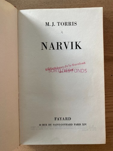 2GM 39/45 Narvik M.J Torris Finlande Béthouart Guerre mondiale | eBay