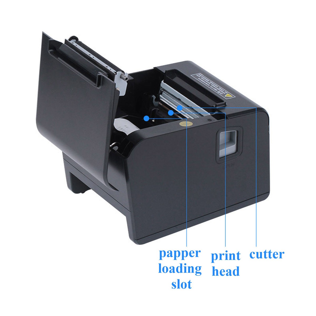 Xprinter Xp Q200 80mm Kitchen Pos Thermal Receipt Printer Thermal