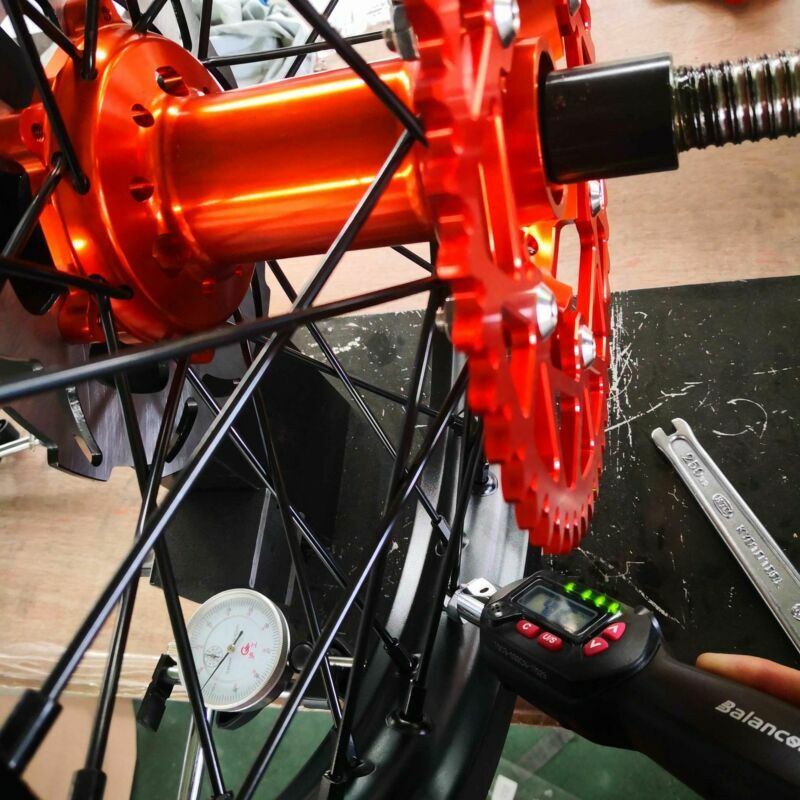 18" MX Rear Wheel Rim Hub Set for EXC SX SX-F XC-F XC 125-540 250 300 ...