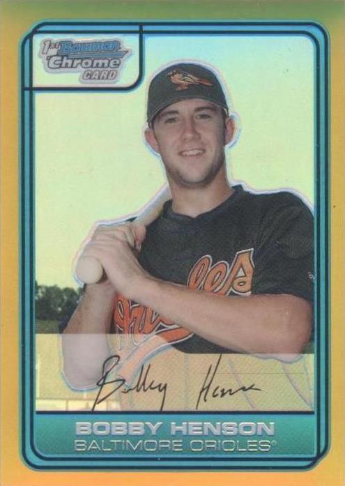 2006 Bowman Draft Picks & Prospects - Chrome Draft Picks Bobby Henson # ...