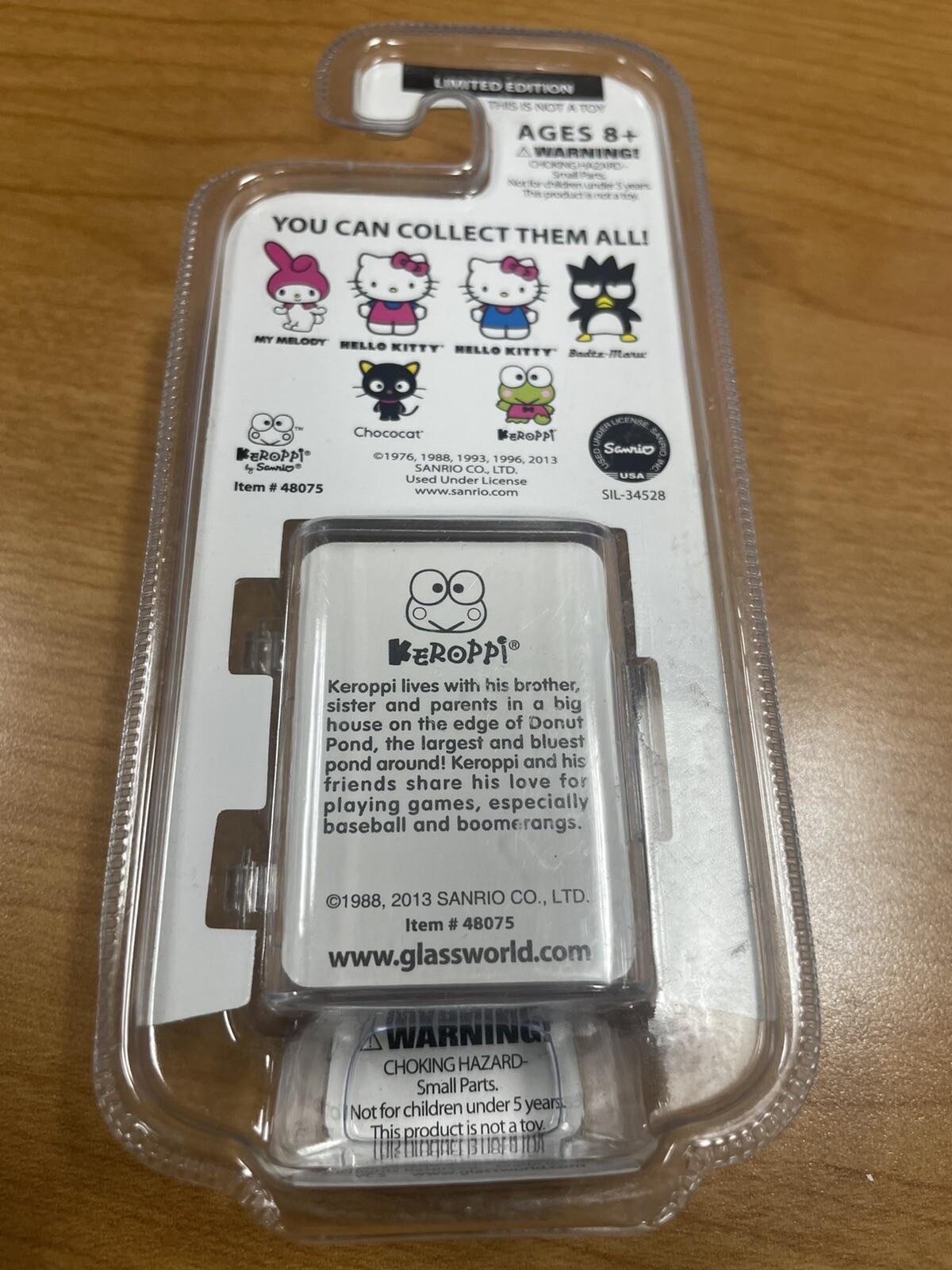 Keroppi Hand Crafted Glass #48075 Limited Edition Collectible Sanrio Co ...