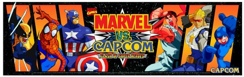 Marvel vs Capcom Arcade Marquee For Header/Backlit Sign | eBay