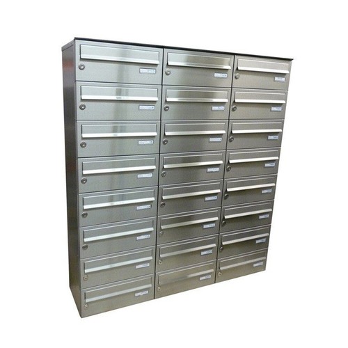 Post Boxes for Flats, Communal Letterboxes LBD-015 Stainless Steel ...