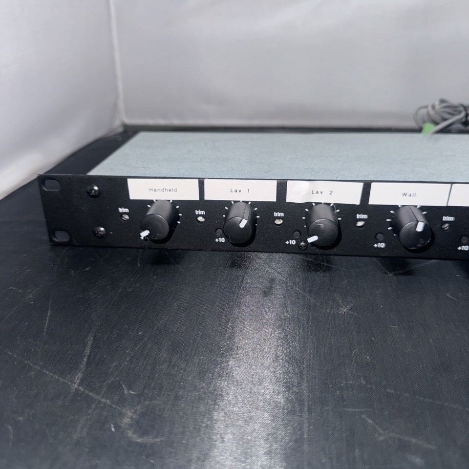 BiAmp Systems Model 601 Rackmount Mic-Line Mixer 5 Input | eBay