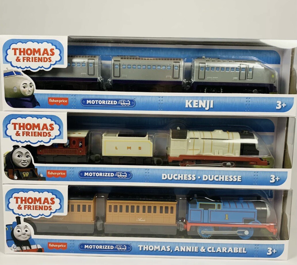 New Thomas & Friends Annie Clarabel Kenji Duchess TrackMaster Motorized ...