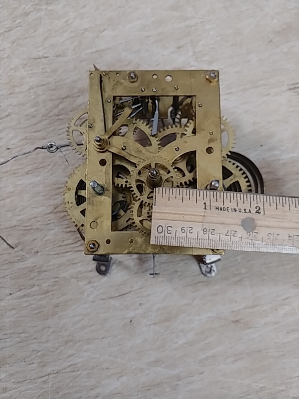 GERMAN WALL CLOCK 30 HOUR MOVEMENT & COIL STRIKE GONG | eBay