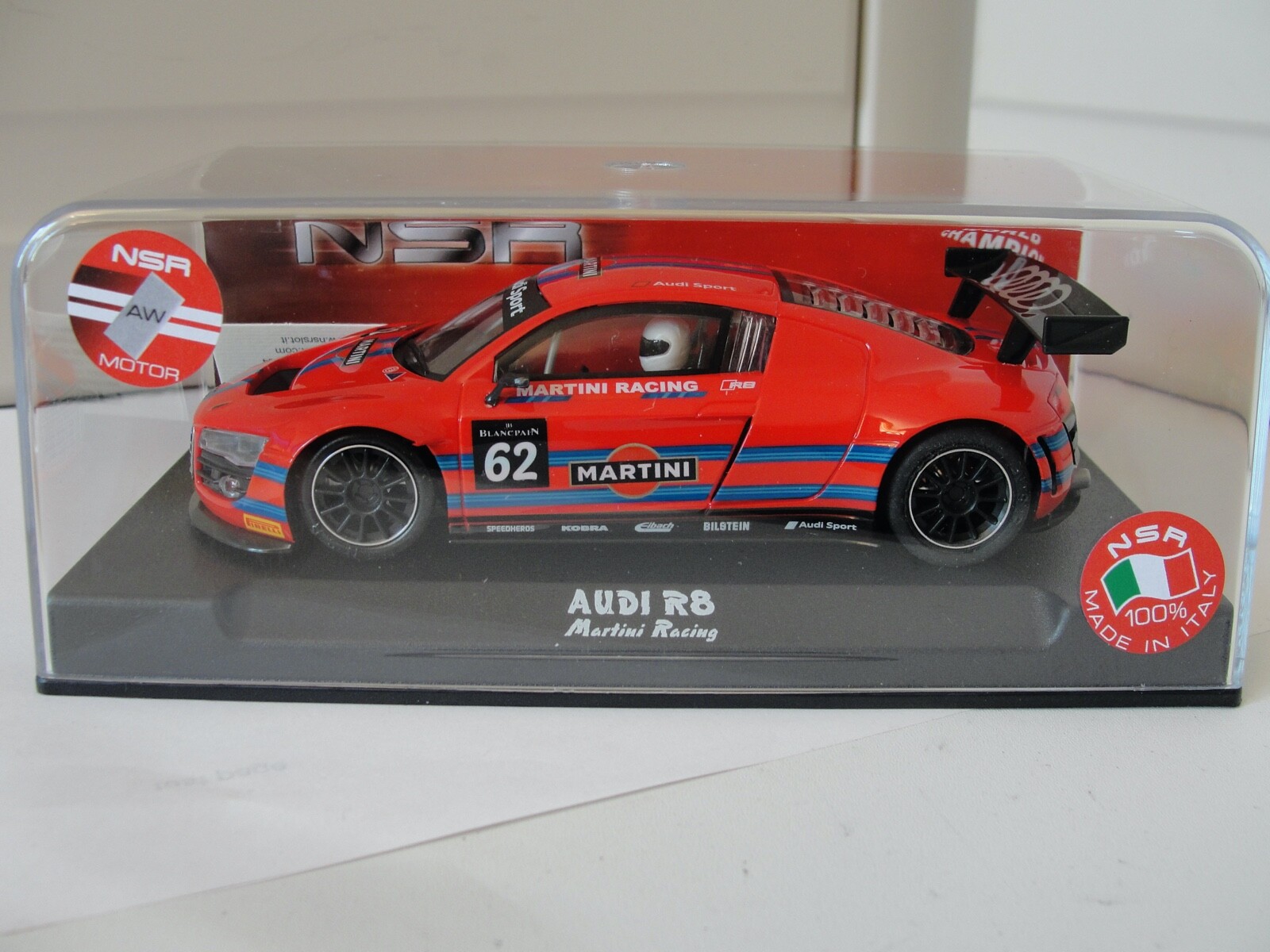 NSR AUDI R8 'MARTINI RACING' RED #62 0319AW 1 32 SLOT for sale online ...