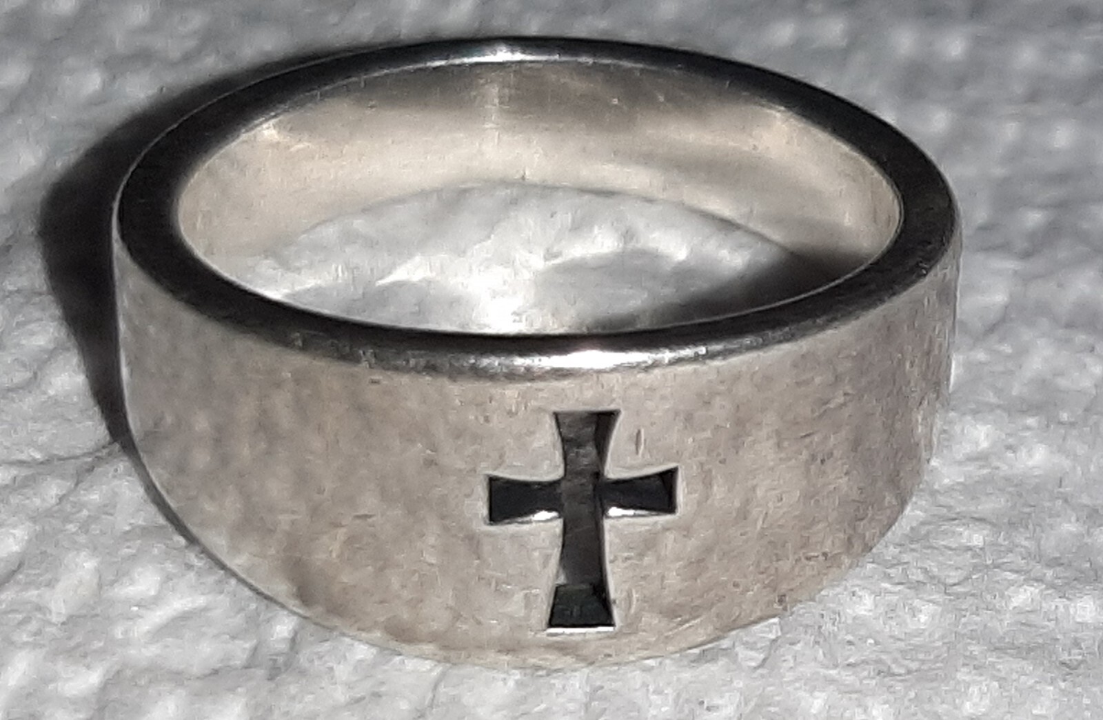 James Avery Cross Ring Sterling Silver Size 5.5 - Gem