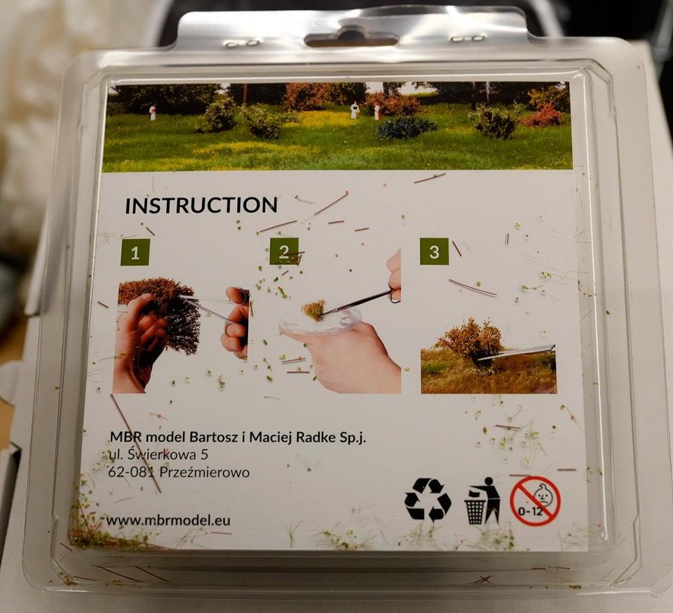 MBR Model H0 50-5006 Gebüsch, Sträucher Rosa blühend - 15 cm x 15 cm, 3 ...