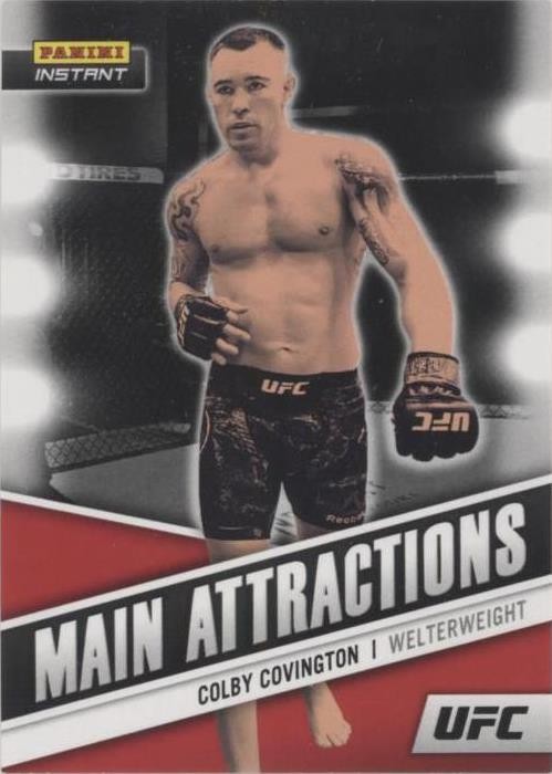 2021 Panini Instant UFC - Main Attractions Colby Covington #MA10 /325 ...