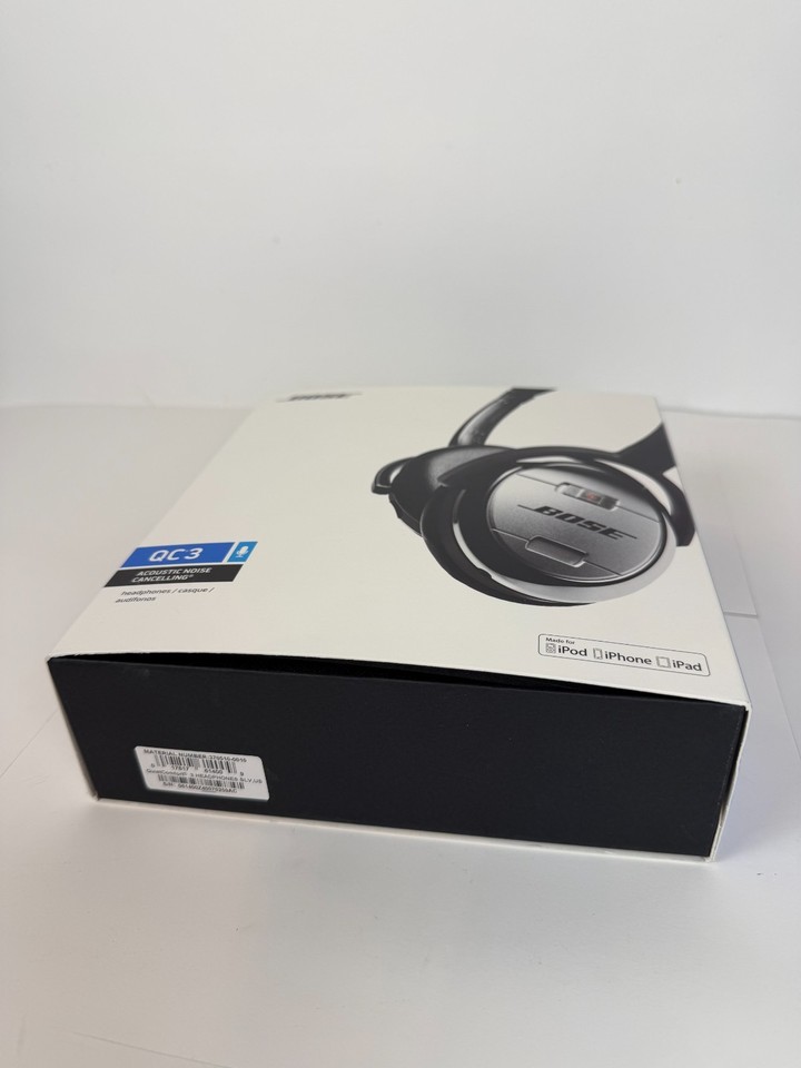 Bose QuietComfort 3 QC3 Acoustic Noise Cancelling On-ear Headphones ...