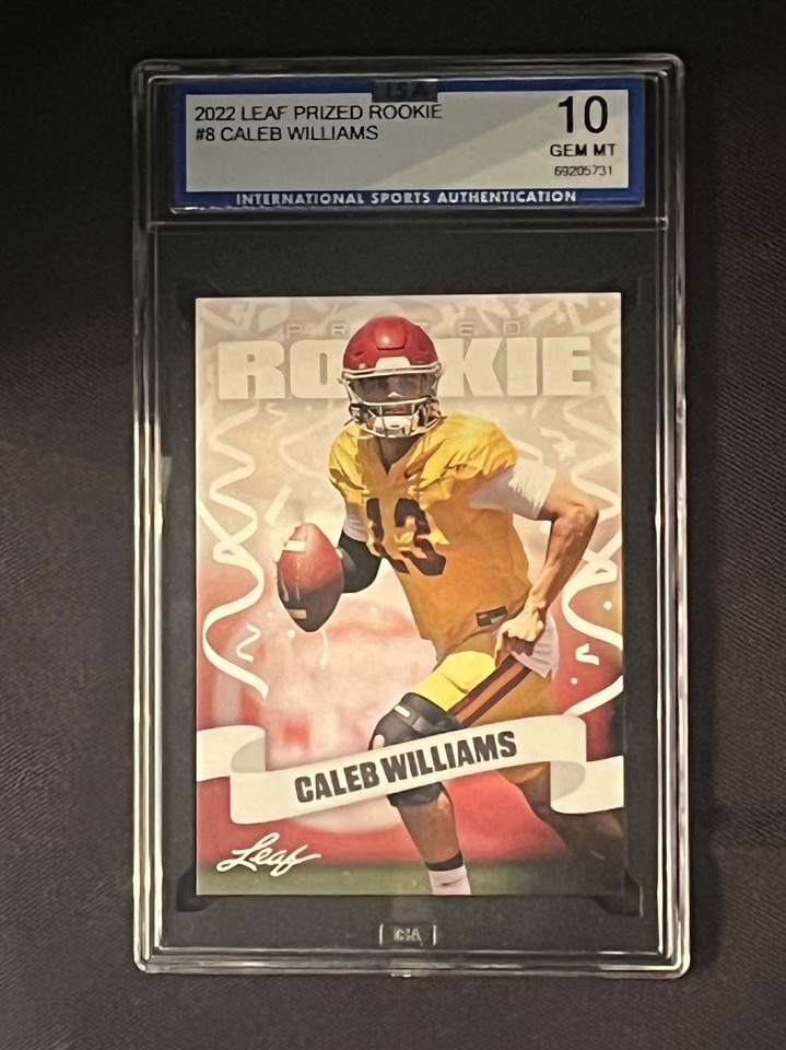 Caleb Williams Rookie Card RC ISA Gem Mint 10 Chicago Bears/USC 2022 ...