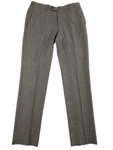 Isaia Napoli Mens Dress Pants Wool Linen Biege Slacks Size Italy 48R US ...