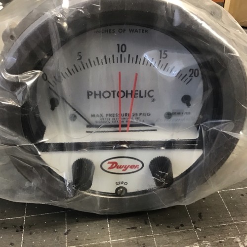 DWYER SERIES A3000 PHOTOHELIC PRESSURE SWITCH/GAGE TYPE 2 ENCLOSURE ...