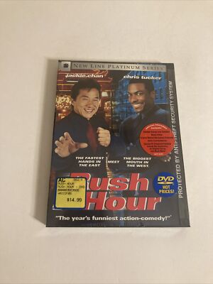 Rush Hour DVD In Snap Case Widescreen Chris Tucker Jackie Chan (NEW ...