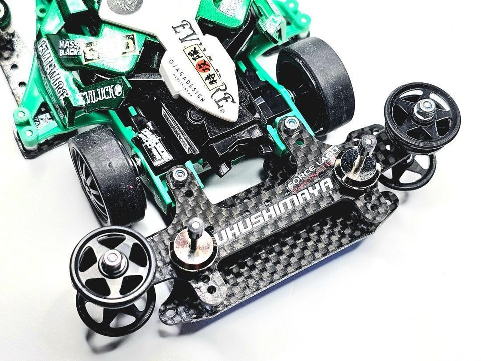 FMA Bmax GP Mini 4WD Green Mach Frame - All Carbon Parts, Japan - Used ...