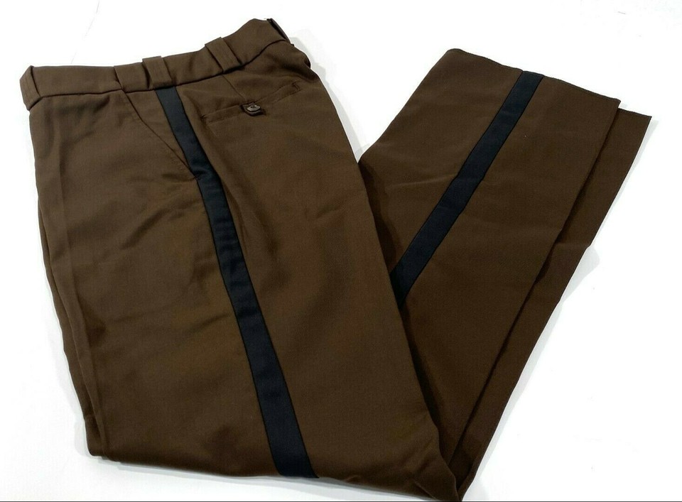 NEW SPIEWAK WOMENS SPD28G DUTY PANTS BROWN WITH BLACK STRIPE 12x36 ...