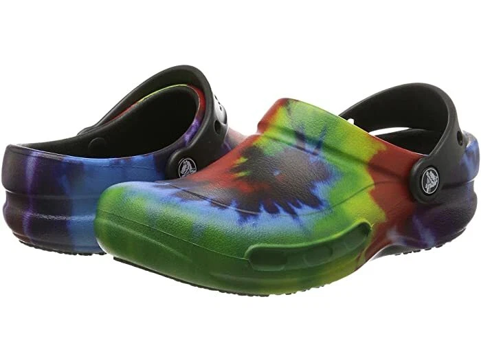 Crocs At Work Bistro Graphic Unisex Slip Resistant Clogs