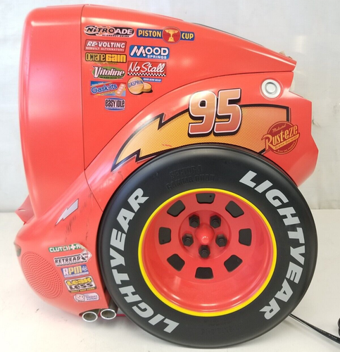 Disney Pixar Cars Lightning Mcqueen 13" CRT TV DVD Combo Television for ...