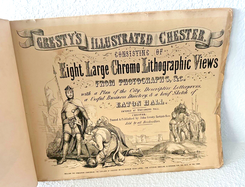 John Gresty's Illustrated Chester 1865 Eight Large Chromo Lithographic ...