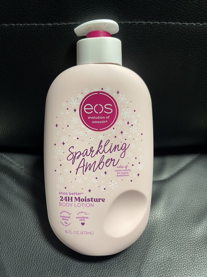 EOS Sparkling Amber Limited Edition Holiday 24H Moisture Body Lotion 16 ...