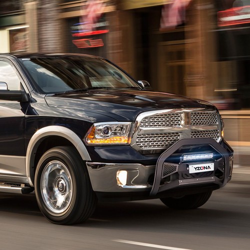 Steel Bull Bar Push Front Bumper Grille Guard For 2009-2018 Dodge Ram ...