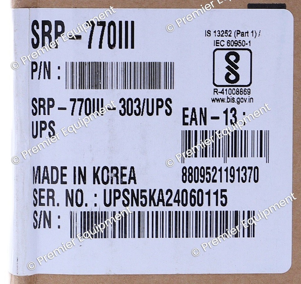 NEW BIXOLON SRP-770III SRP-770III-303/UPS DIRECT THERMAL LABEL PRINTER ...