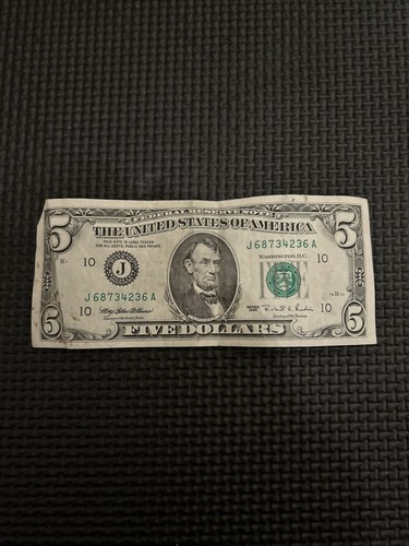 Rare Series 1995 5 Dollar bill | eBay