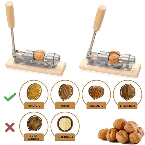 Nut Cracker Machine Splitter Tool Breaker Pecan Sheller Walnut Almond ...