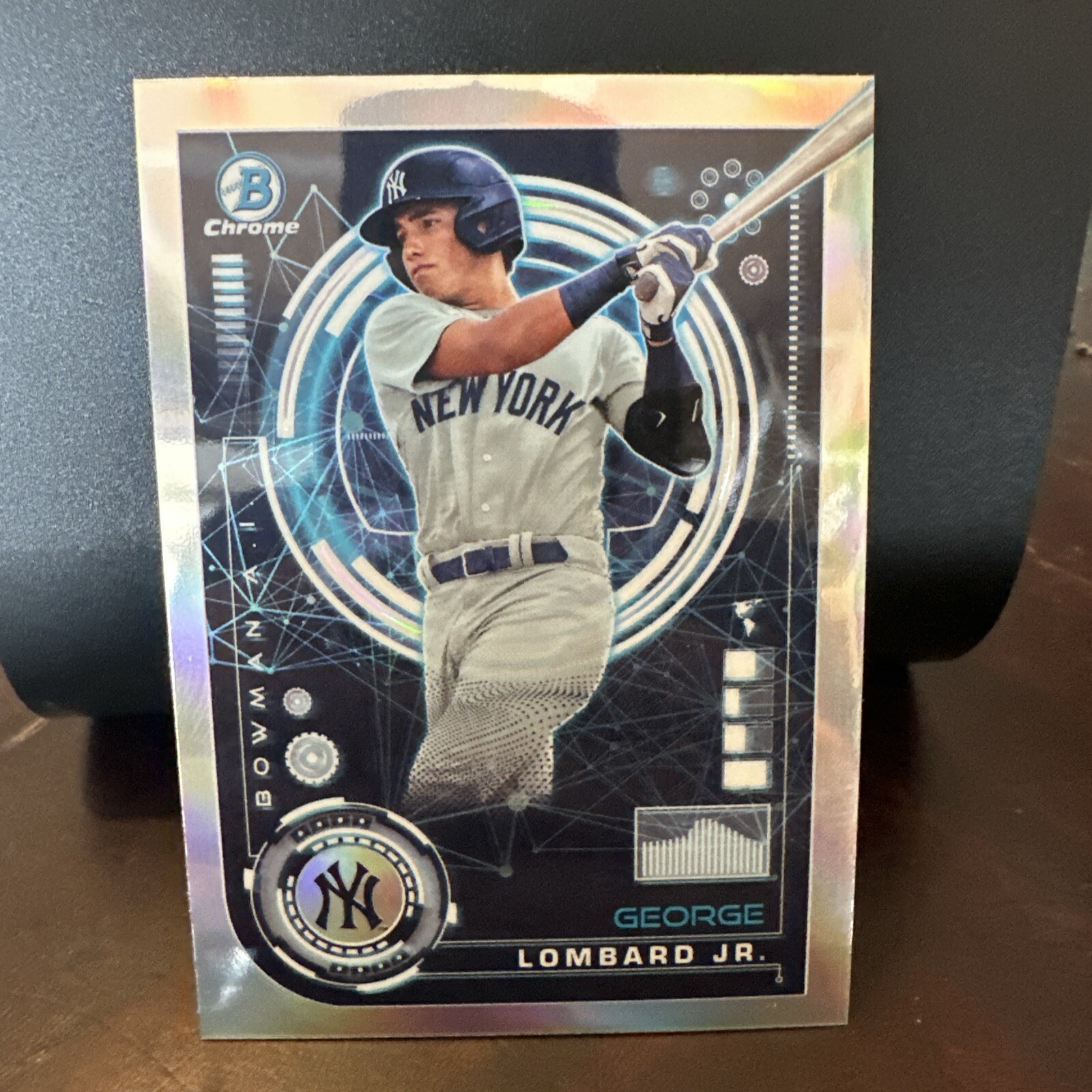 2024 Bowman Chrome George Lombard Jr. Bowman AI Insert #BAI-19 New York ...