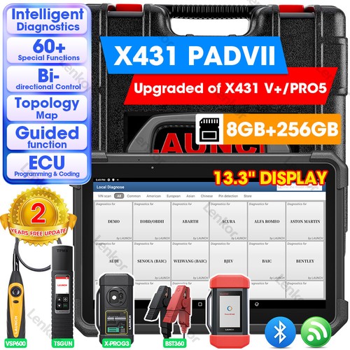 LAUNCH X431 PAD VII PAD 7 X-PROG 3 Car Diagnostic Scanner Key ...