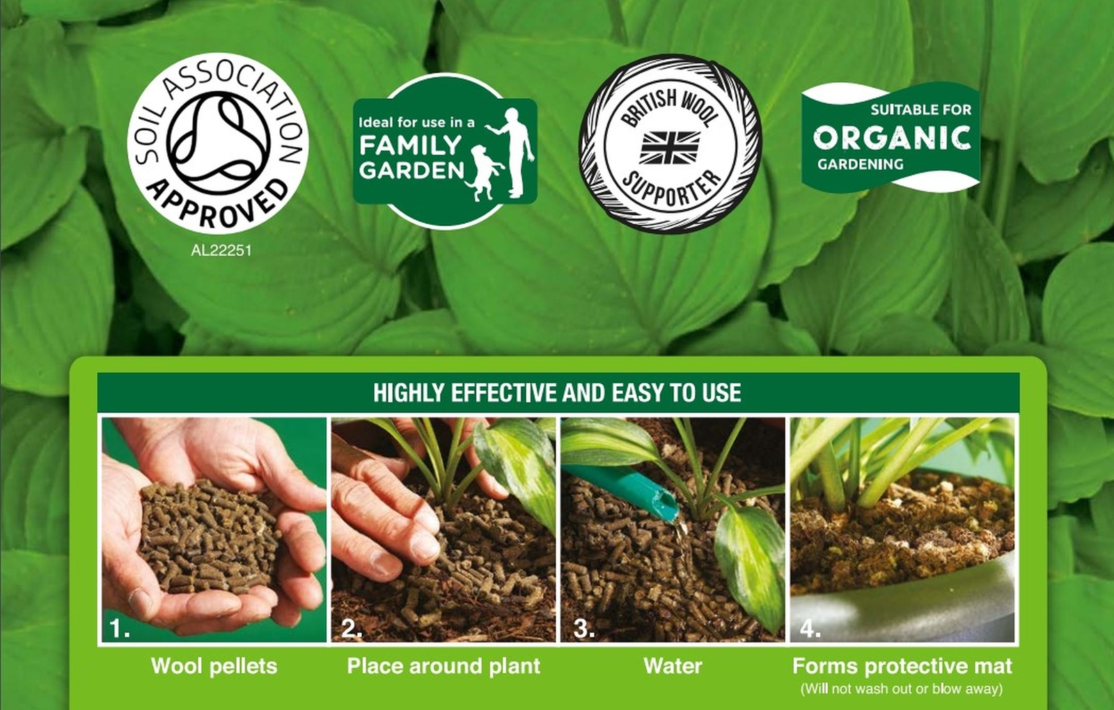 Slug Gone Wool Pellets Repellent Effective Slug Snail Barrier Organic ...