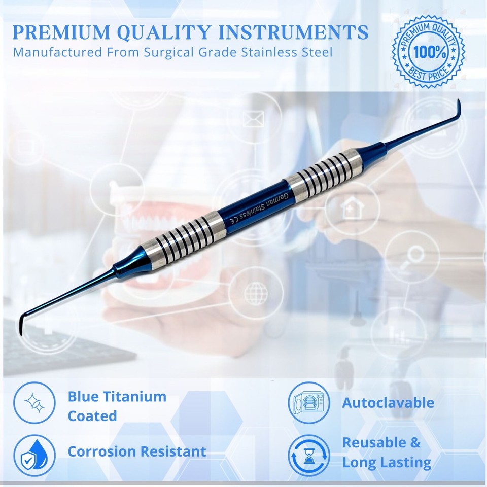 Dental Anterior Morse Sickle Scaler Teeth Plaque Calculus Removal ...
