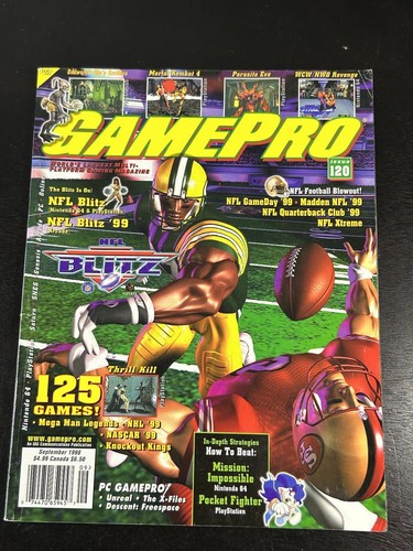 GamePro Magazine #120 September 1998 (NFL Blitz) | eBay