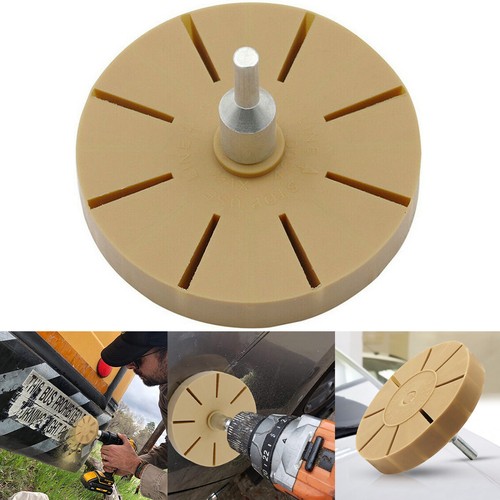 3.5" Decal Eraser Wheel Pneumatic Car Sticker Film Glue Remover Pin ...