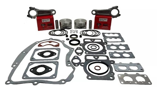 PISTON KITS RODS GASKETS REBUILD FITS BRIGGS V TWIN INTEK 40 CUBIC INCH ...