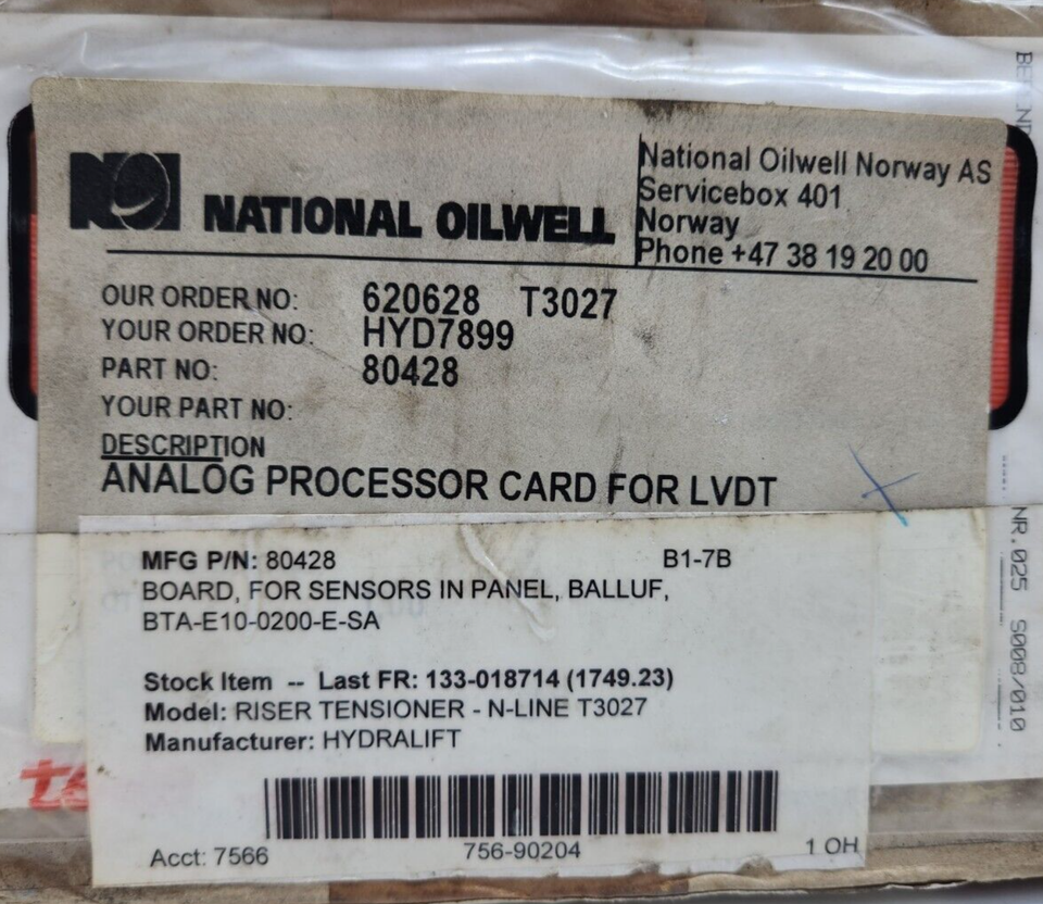 BALLUFF BTA-E10 0200-E-SA42 ANALOG PROCESSOR CARD FOR LVDT | eBay UK