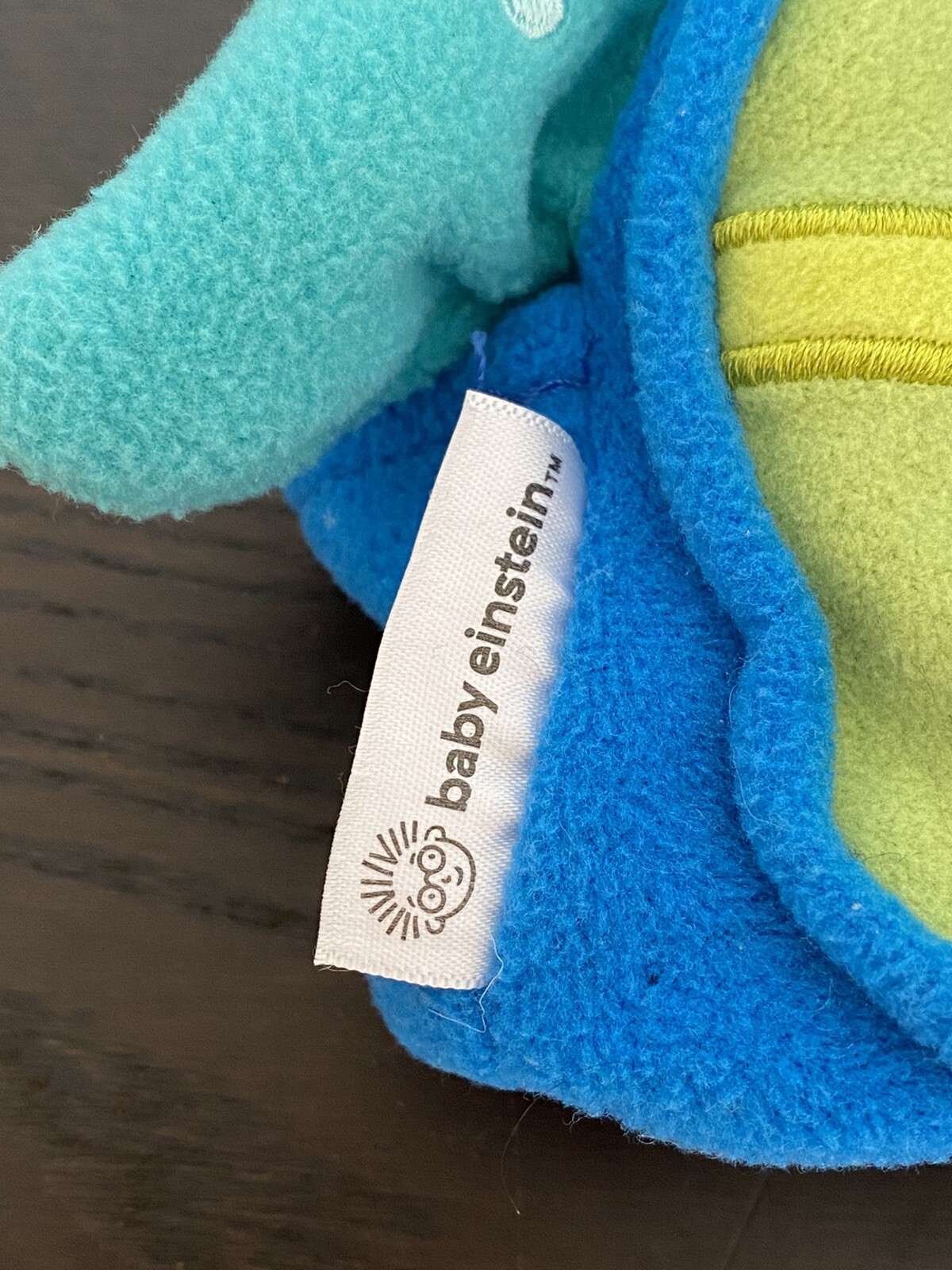 Baby Einstein Neptune Turtle Night Hand Puppet Stuffed Plush Animal Toy ...