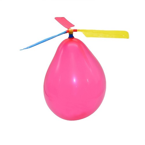 2PCS Balloons Helicopter Flying Toy Outdoor Playing Game Balloon ...